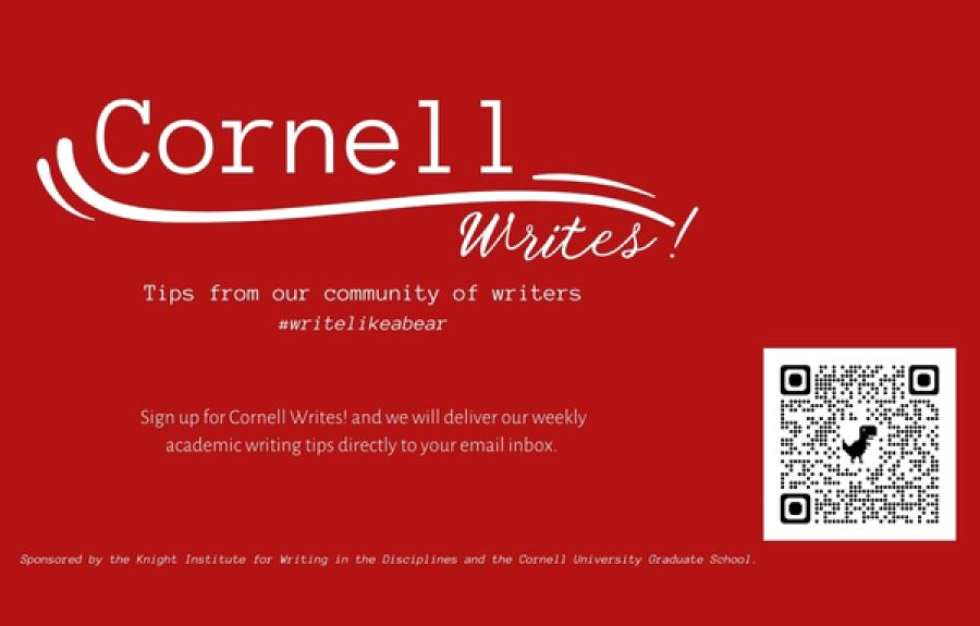 Introducing Cornell Writes! | John S. Knight Institute for Writing in ...
